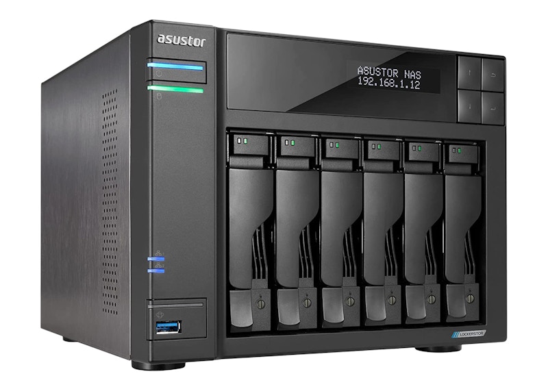 Asustor Lockerstor 6 Gen2 4Bay 8GB Diskless Network Attached Storage ...