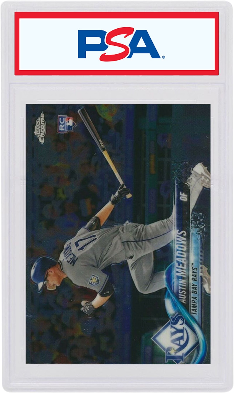 Austin Meadows 2018 Topps Chrome Update Rookie #HMT54 (PSA or BGS ...