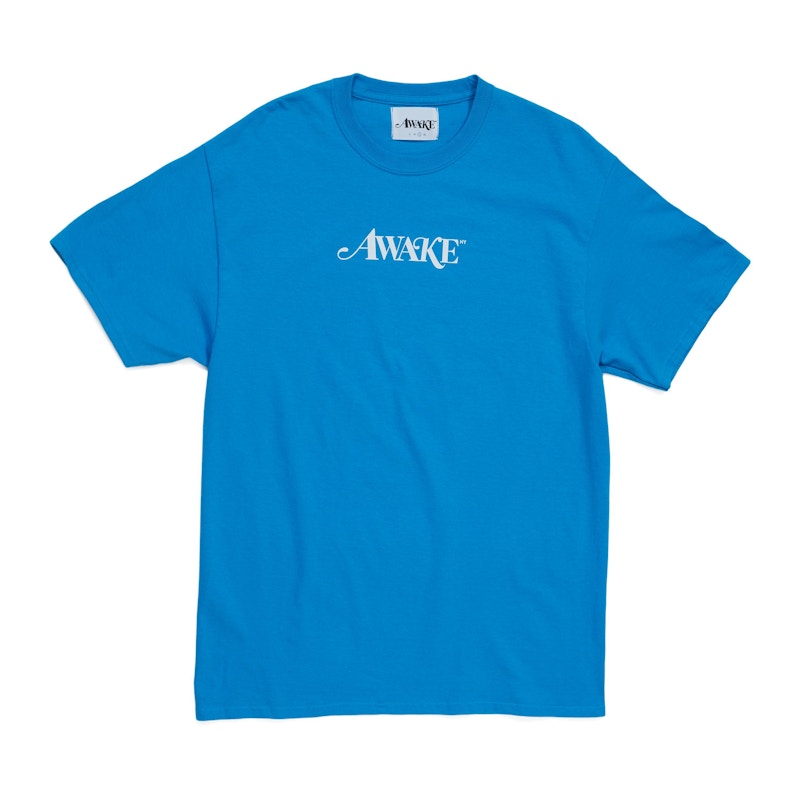Awake Classic Logo Tee Blue Men's - SS19 - US