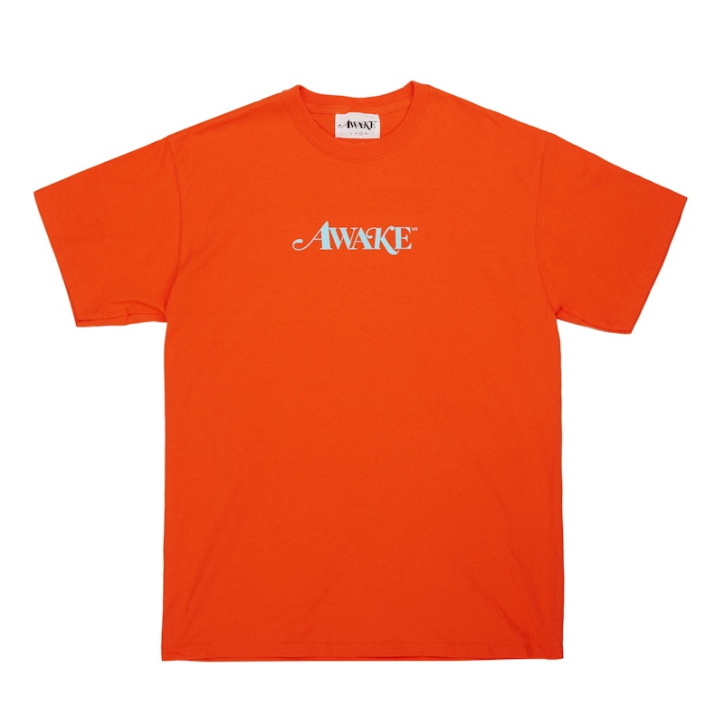 Awake Classic Logo Tee Red Orange - SS20 Men's - US