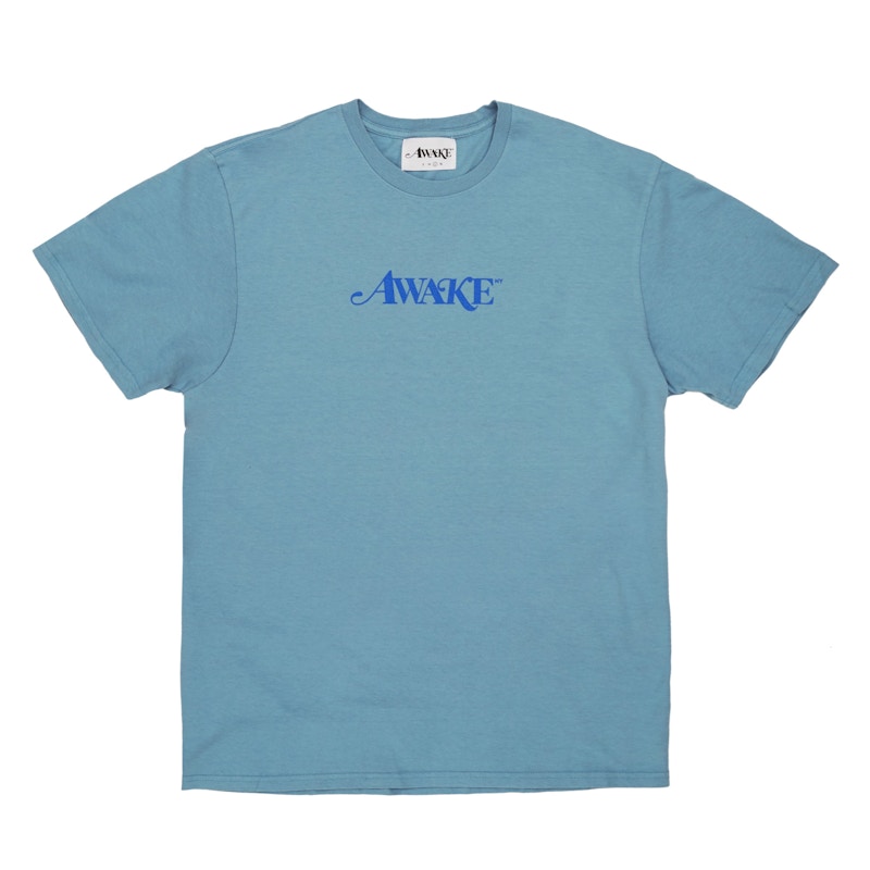 Awake Classic Logo Tee Washed Blue - SS20 - GB