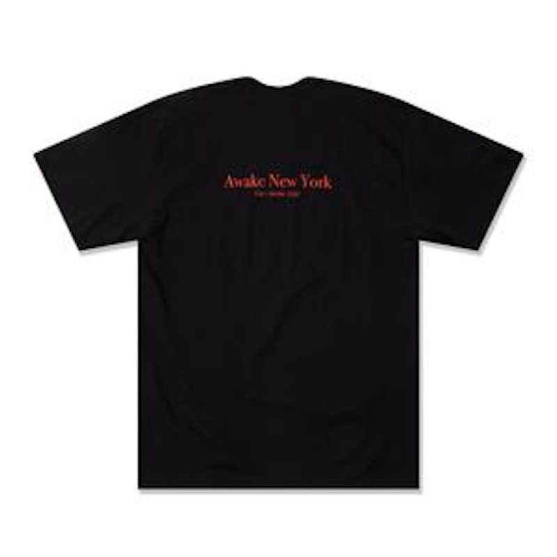 Awake Classic Outline Logo T-shirt Black Men's - FW20 - US