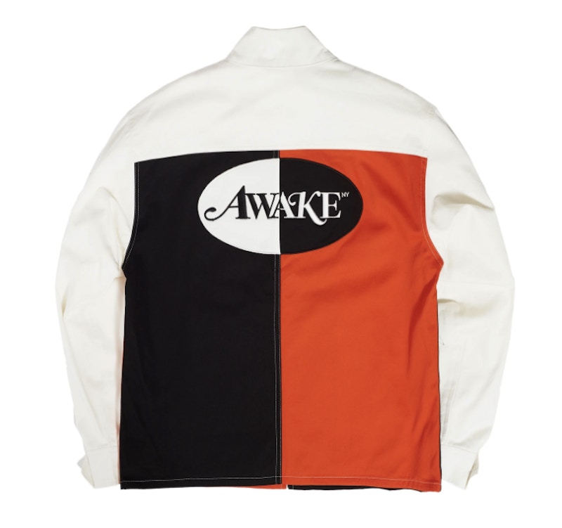 Awake Split Logo Harrington Patch Jacket Multi Men's - US