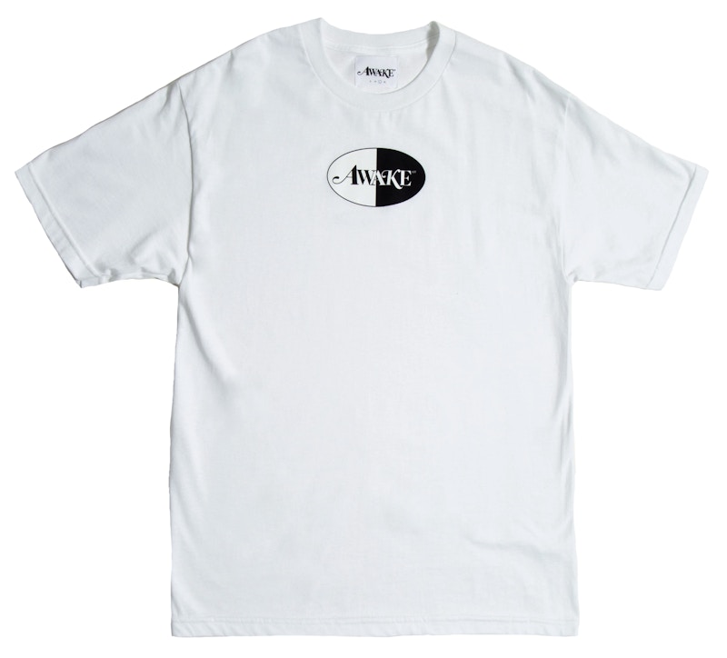 Awake Split Logo Tee White Men's - US