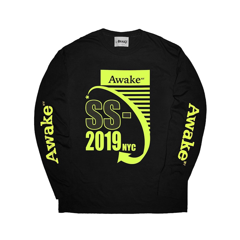 Awake Turntable Longsleeve Tee Black - SS19