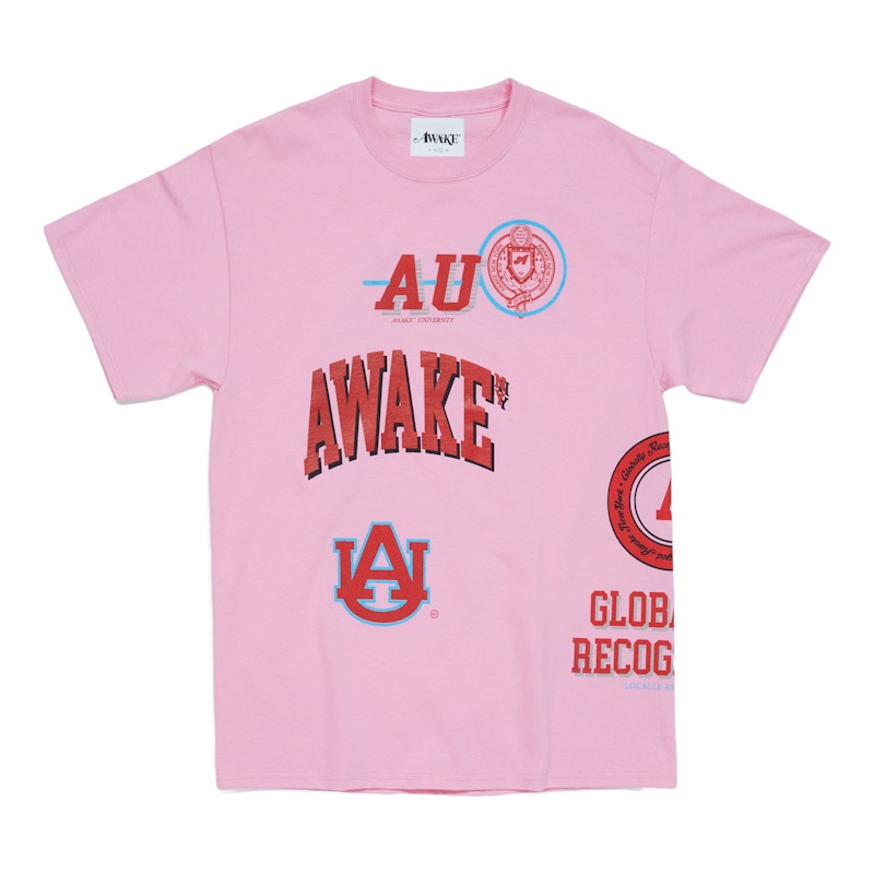Awake University Tee Pink - SS19 Men's - US