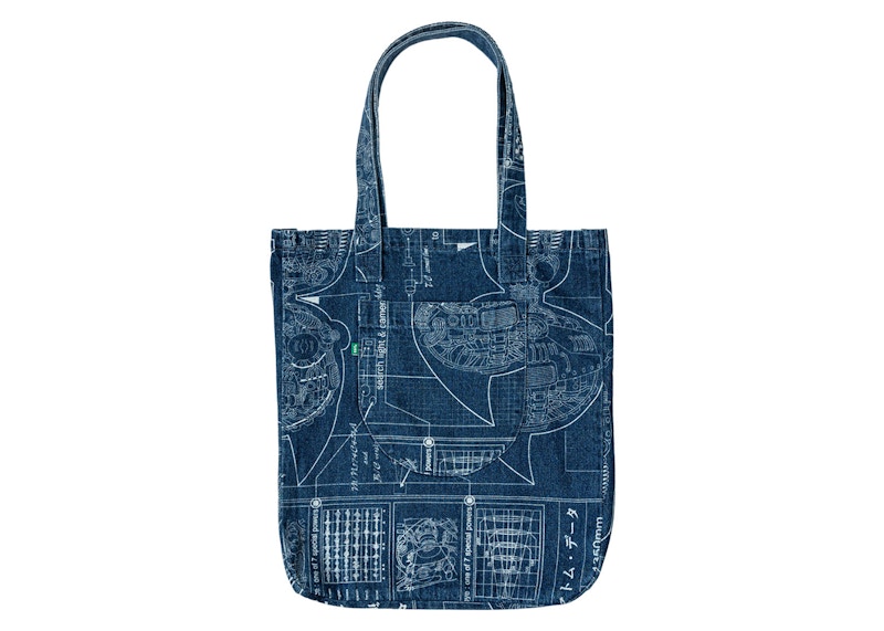 BAIT x Astro Boy Denim Tote Bag Blue 남성 - SS24 - KR