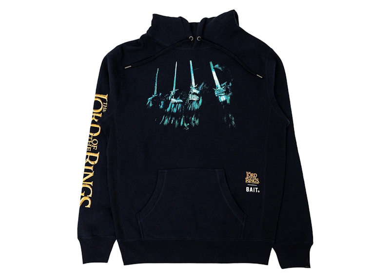 BAIT x Lord Of The Rings Ringwraith Hoodie Navy Men's - SS24 - US
