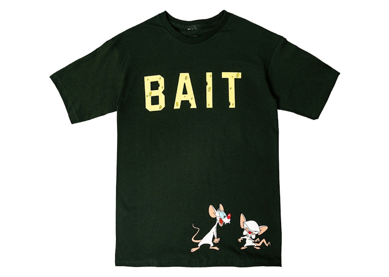 BAIT x Pinky And The Brain Bait Logo Tee Green Men's - SS24 - US
