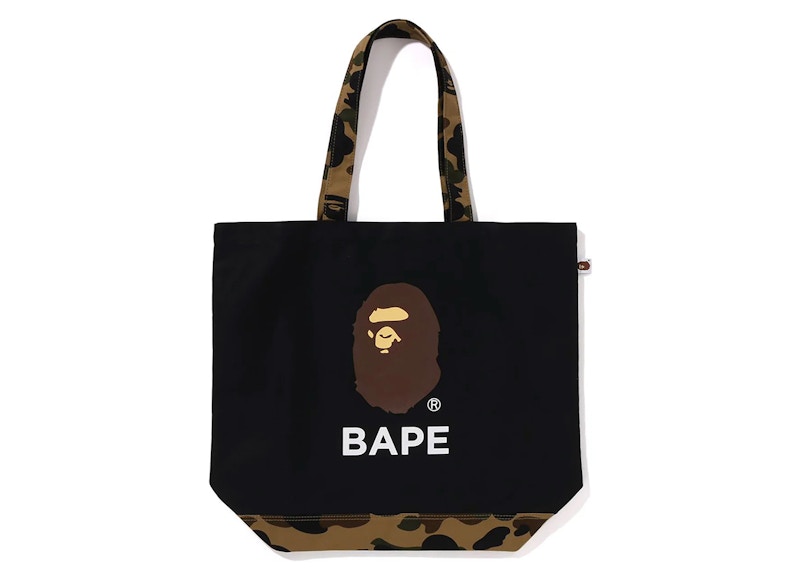 BAPE 1st Camo Ape Head Tote Bag (SS24) Black Men's - SS24 - US