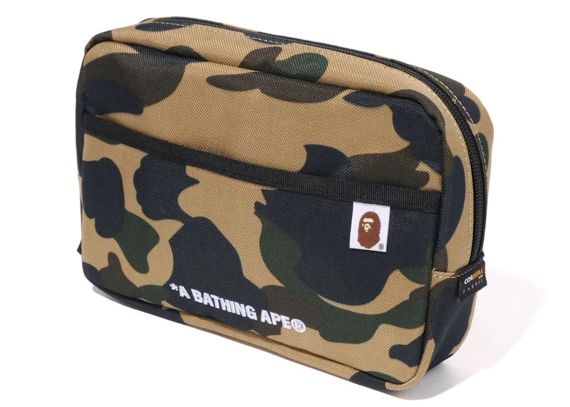 BAPE 1st Camo Cordura Multi Pouch Yellow - SS24 - US