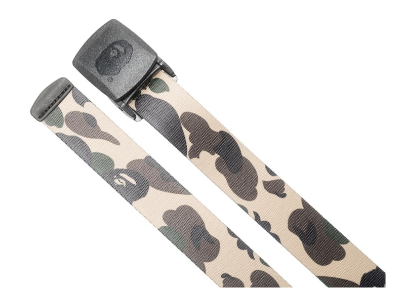 BAPE A Bathing Ape 1st Camo GI Belt Yellow Men's - FW20 - US