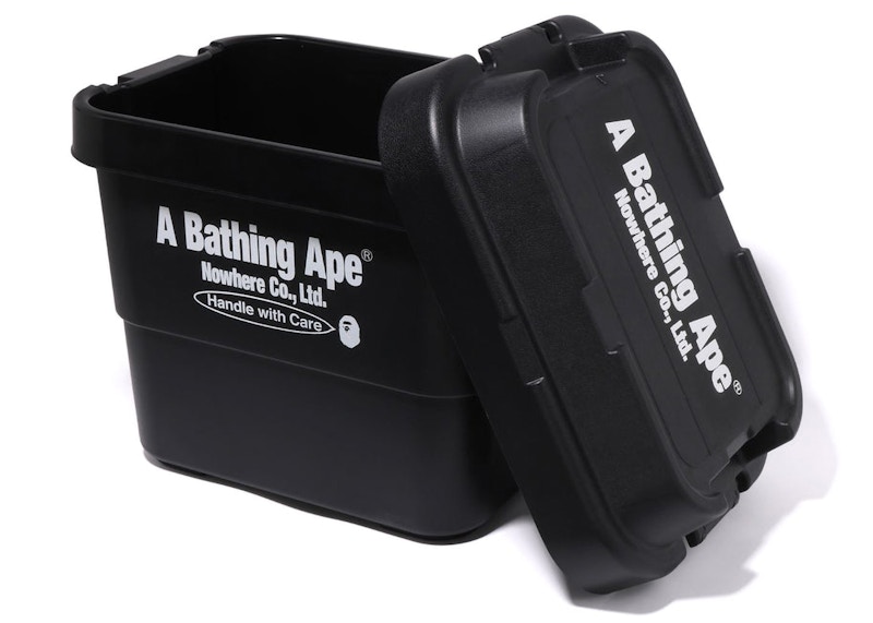 BAPE A Bathing Ape Mini Storage Box Black - FW22 - US