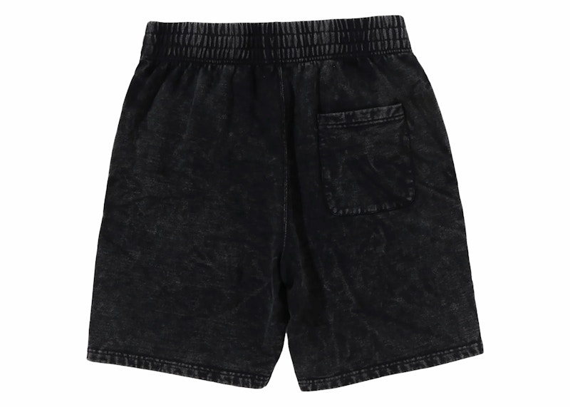 BAPE A Bathing Ape Overdye Sweat Shorts Black Men's - SS24 - US