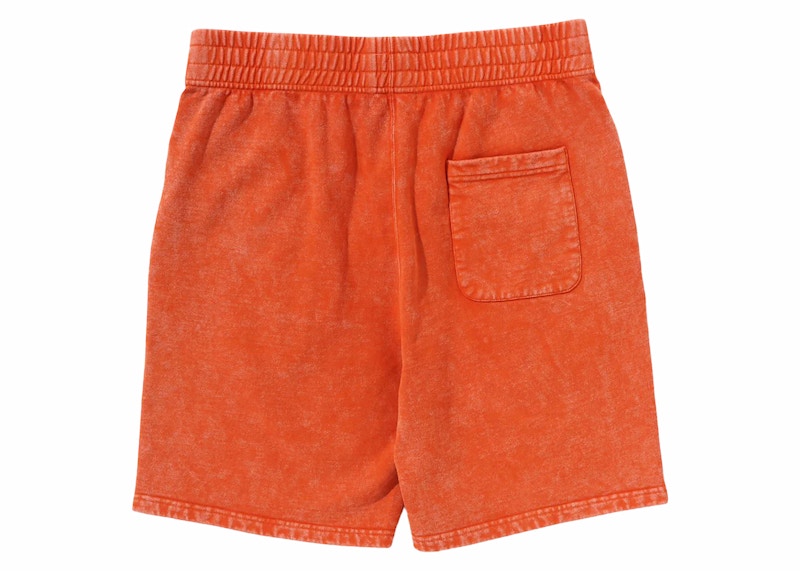 BAPE A Bathing Ape Overdye Sweat Shorts Orange Men's - SS24 - US