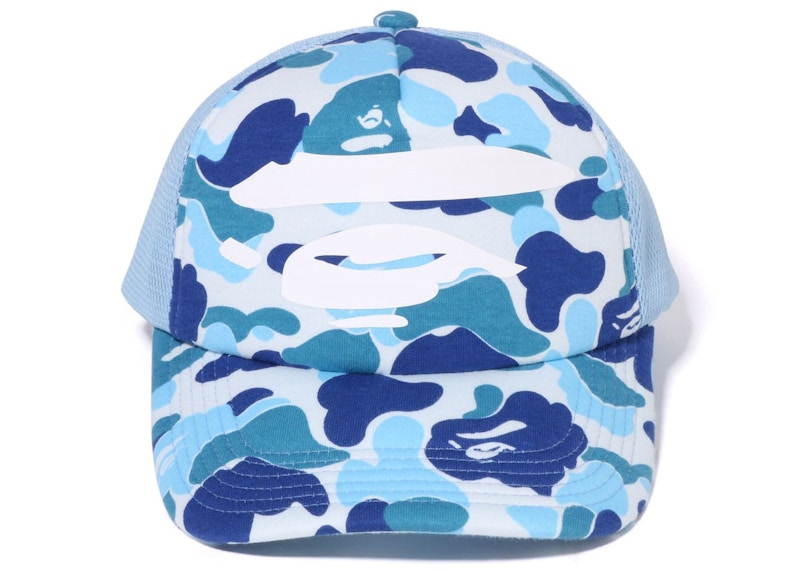 BAPE ABC Camo Ape Face Mesh Cap Blue - SS23 - US