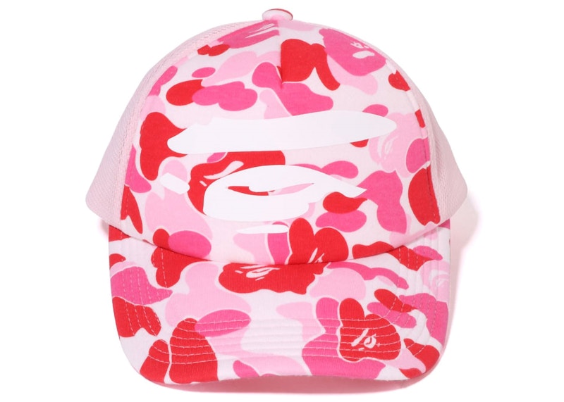 BAPE ABC Camo Ape Face Mesh Cap Pink - SS23 - US