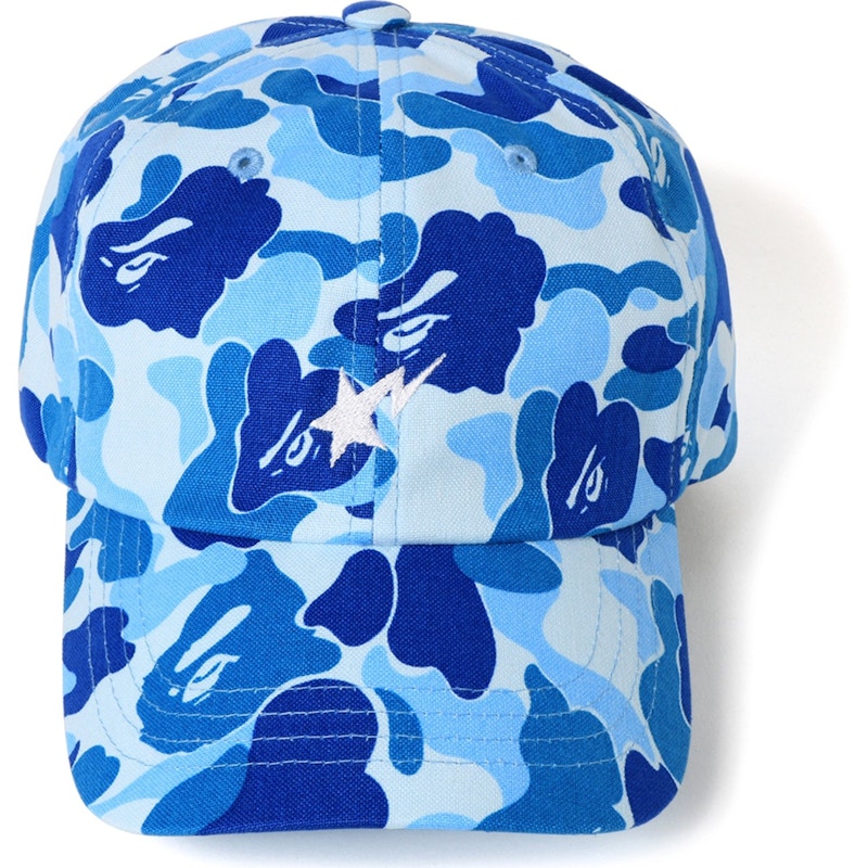 BAPE ABC Camo Bapesta Panel Cap Blue Men's - FW19 - US
