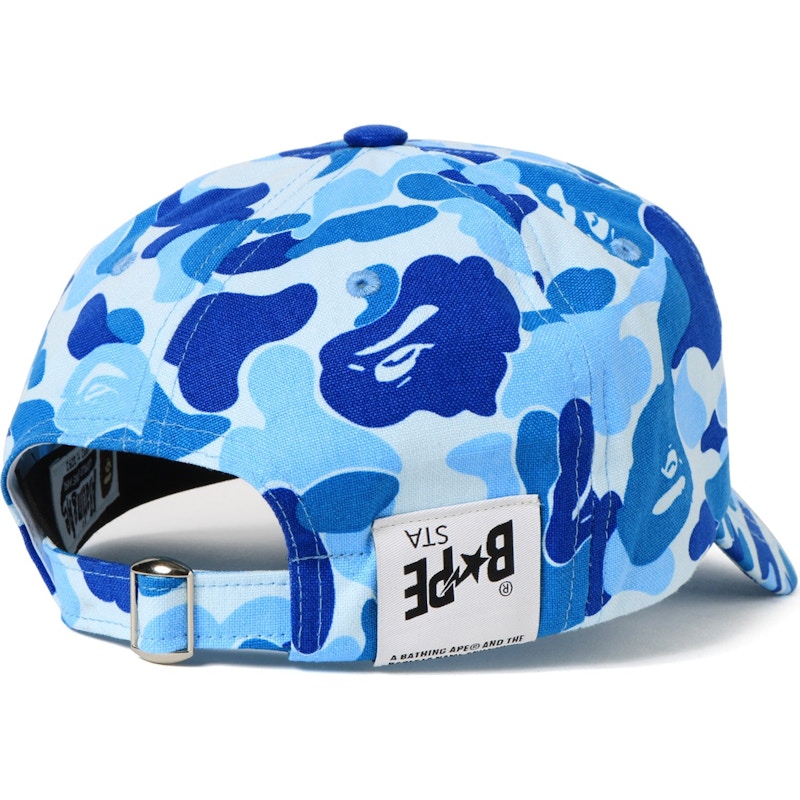 BAPE ABC Camo Bapesta Panel Cap Blue Men's - FW19 - US