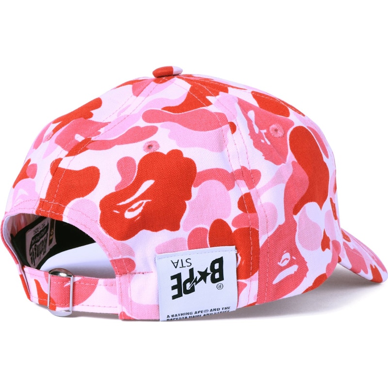 BAPE ABC Camo Bapesta Panel Cap Pink Men's - FW19 - US