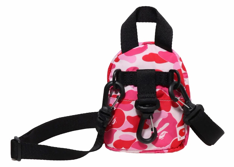 BAPE ABC Camo Mini Shoulder Bag Pink Men's - SS24 - US
