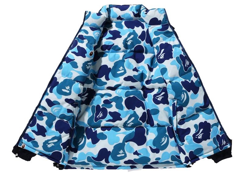 BAPE ABC Camo Reversible Down Jacket Blue Men's - FW23 - US