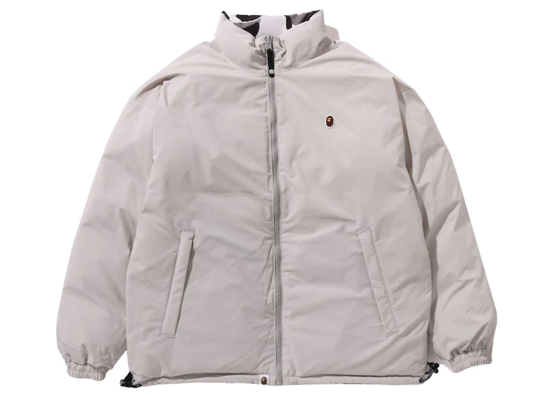 BAPE ABC Camo Reversible Down Jacket Gray Men's - FW23 - US