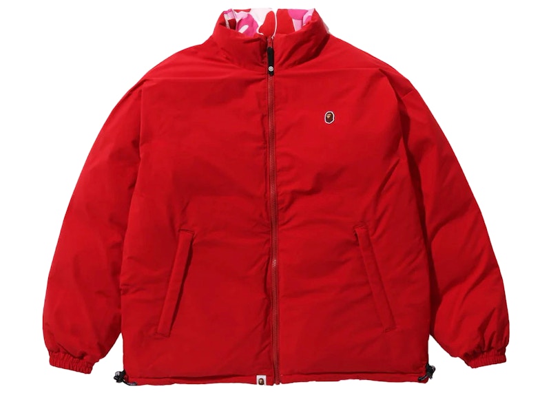 BAPE ABC Camo Reversible Down Jacket Pink Men's - FW23 - US