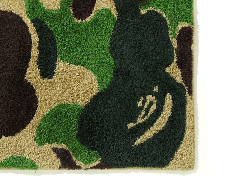 BAPE ABC Camo Rug Small Mat Green - SS21 - US