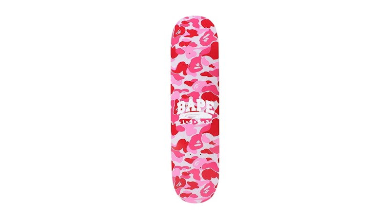 BAPE ABC Camo Skateboard Deck Pink - FW25 - US