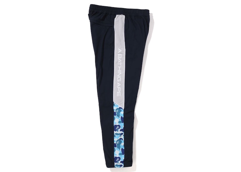BAPE ABC Camo Track Pants Navy Blue Men's - FW22 - US
