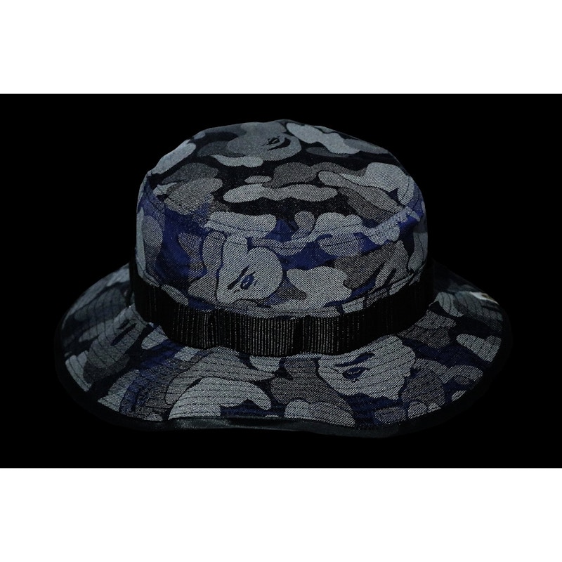 BAPE ABC Dot Reflective Boonie Hat Navy Men's - FW19 - US