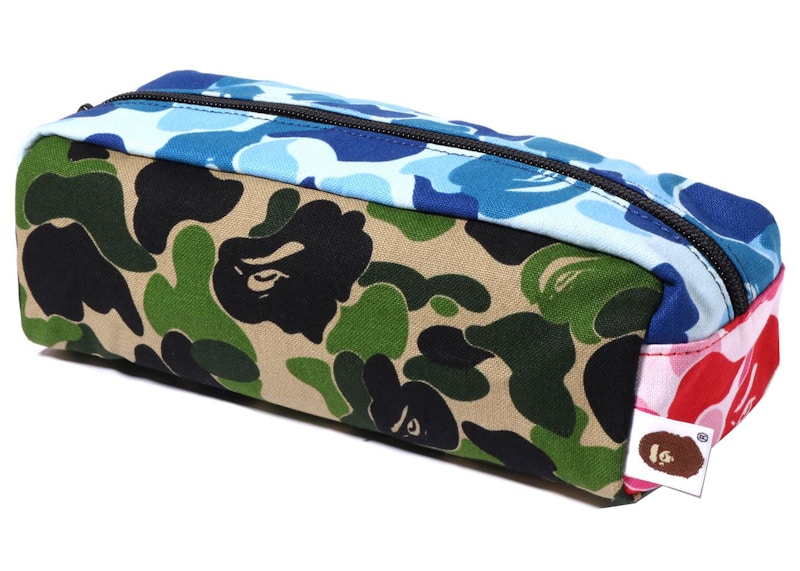 BAPE ABC Mix Camo Flight Pouch Multi - SS22 - US