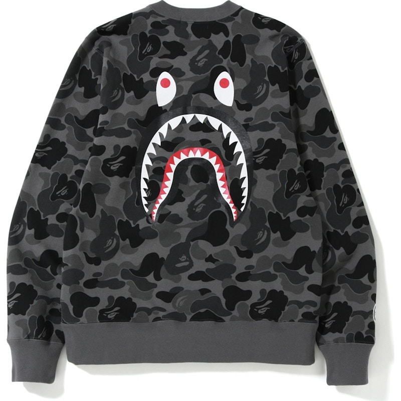 BAPE ABC Shark Crewneck Black Men's - FW19 - US