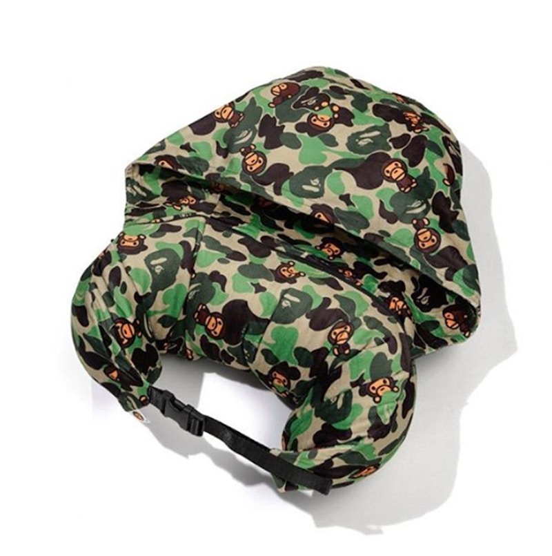 BAPE ABC Travel Pillow Green Men's - US