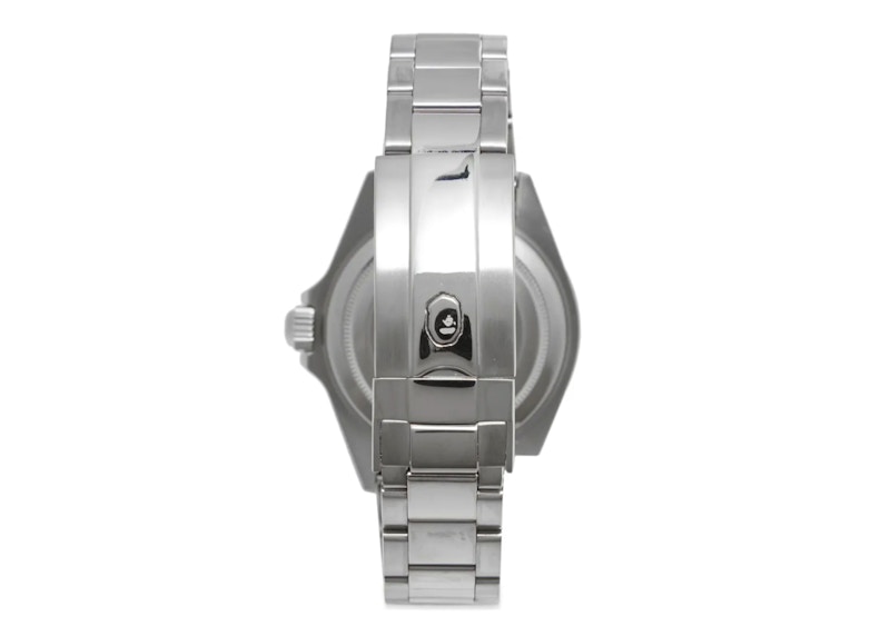 BAPE ABathing Ape Type 2 Bapex Watch Silver Red Blue - FW22 - US