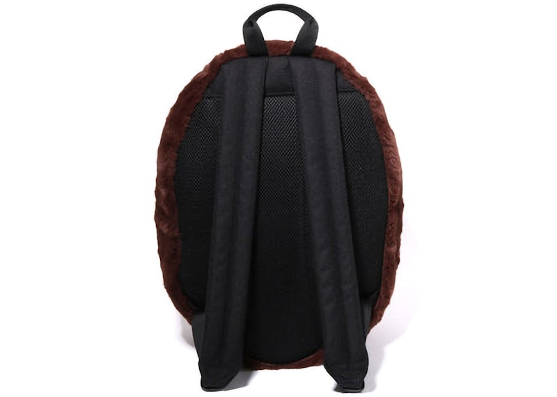 BAPE Ape Head Day Pack Backpack Brown - FW22 - US