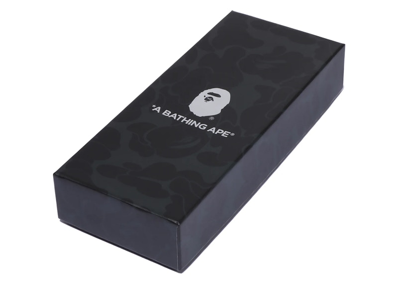 BAPE Ape Head Leather Keychain Black Men's - SS24 - US