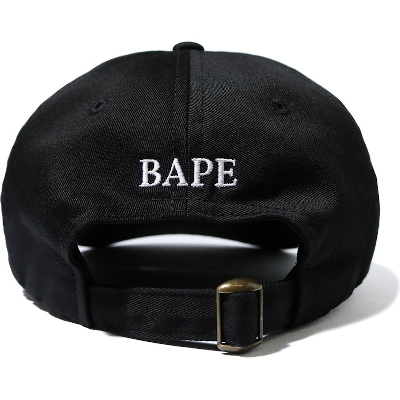 BAPE Ape Head One Point Panel Cap Black Men's - FW20 - US