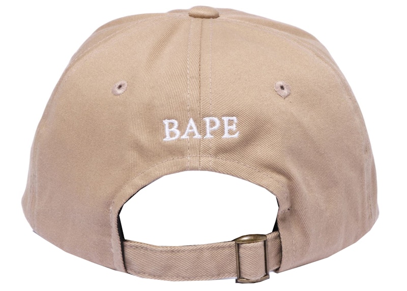 BAPE Ape Head One Point Panel Cap (SS22) Beige - SS22 - US