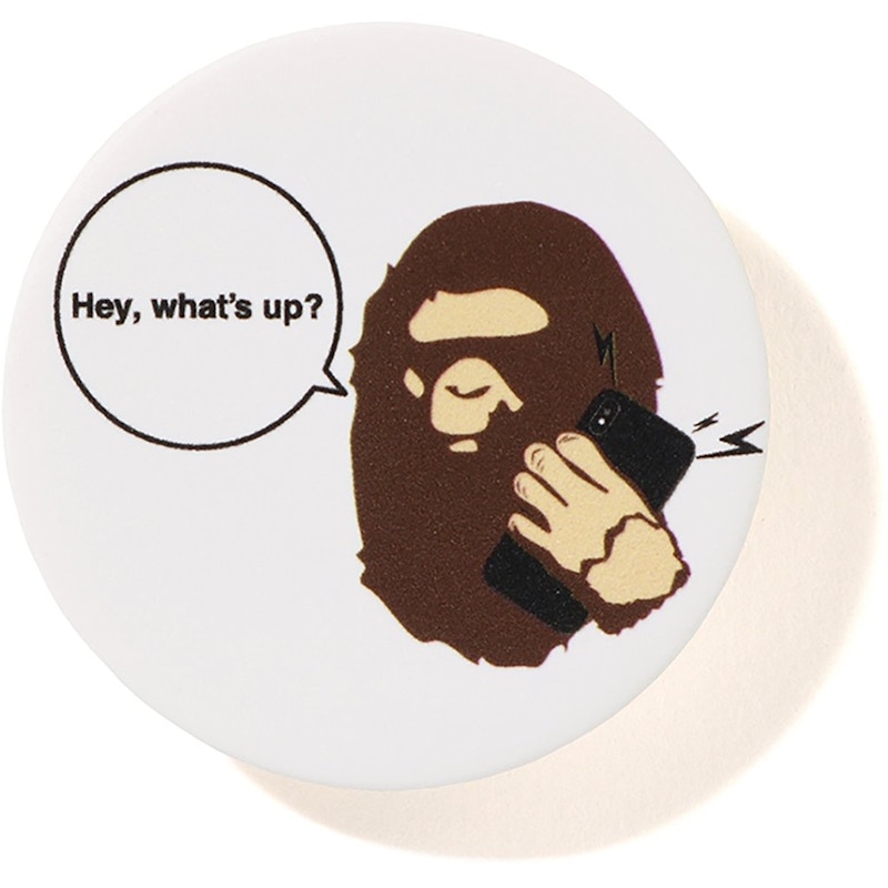 BAPE Ape Head Popsockets White - SS19 - US