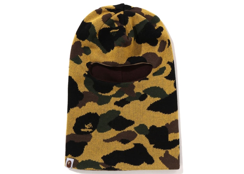 BAPE Ape Head Reversible Knit Balaclava Brown Men's - FW23 - US