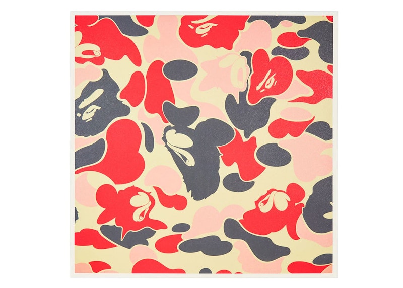 Red Bape Camo Wallpaper