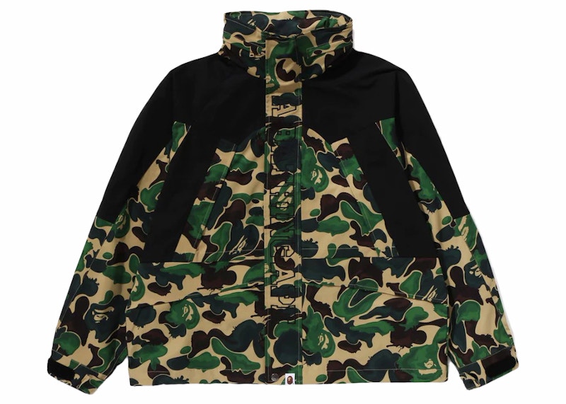 BAPE Art Camo Snowboard Jacket Green Men's - FW23 - US