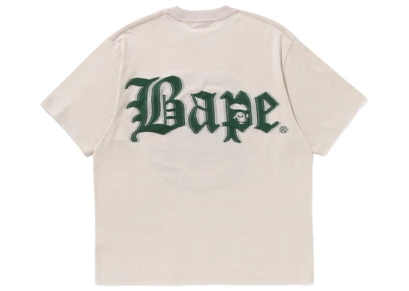BAPE BA Graphic Tee Ivory Men's - FW23 - US