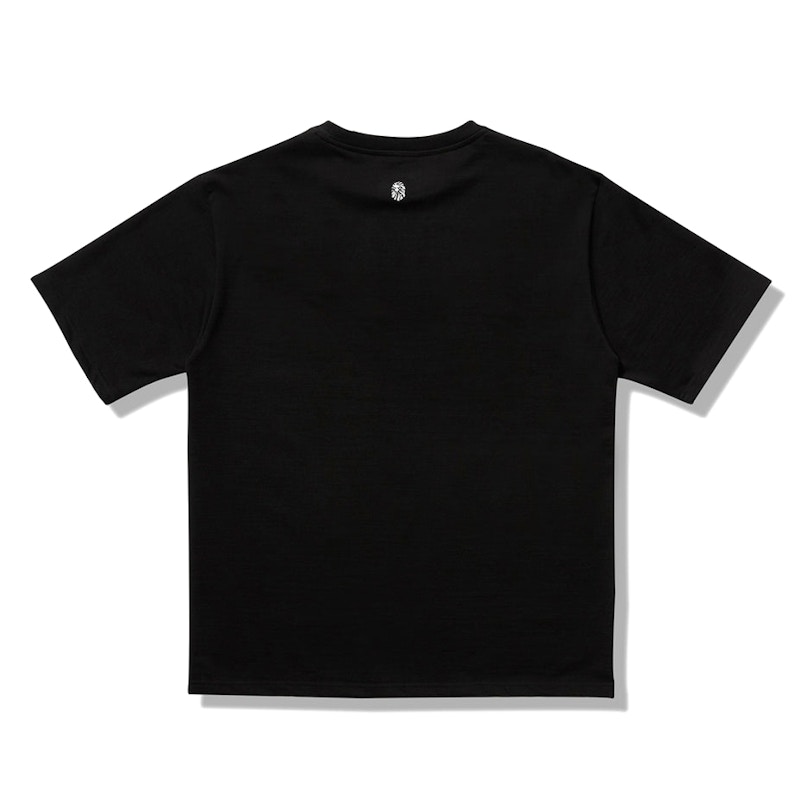 BAPE BLACK Slogan Tee Black Men's - FW21 - US