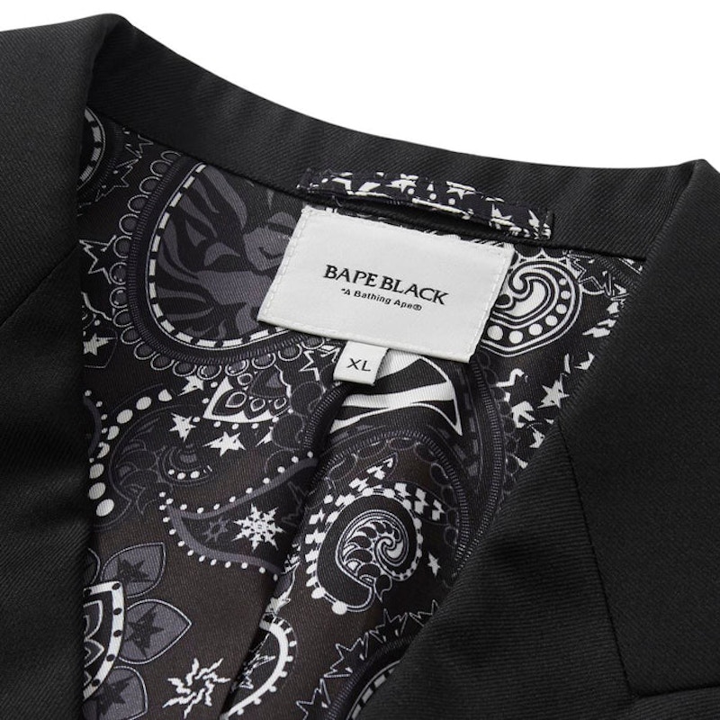 BAPE BLACK Suit Blazer Jacket Black Men's - FW21 - US