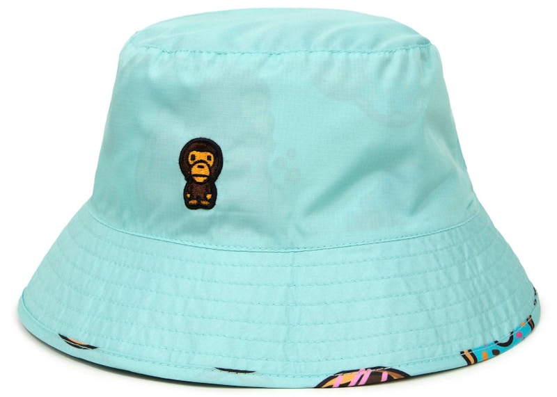 BAPE Baby Milo #2 Reversible Bucket Hat Light Blue/Multi - SS23 - US