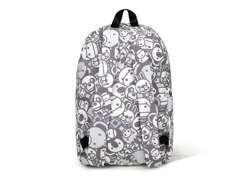 BAPE Baby Milo Backpack White Grey - FW22 - US