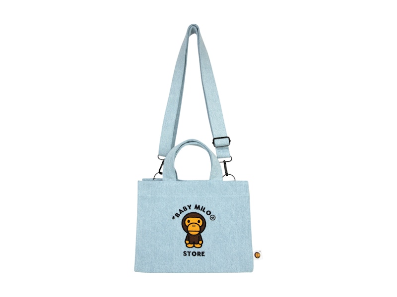 BAPE Baby Milo Denim Small Tote Bag Denim Men's - US